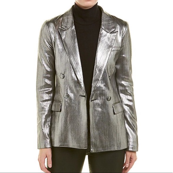 Endless Rose | Jackets & Coats | Endless Rose Silver Metallic Blazer ...
